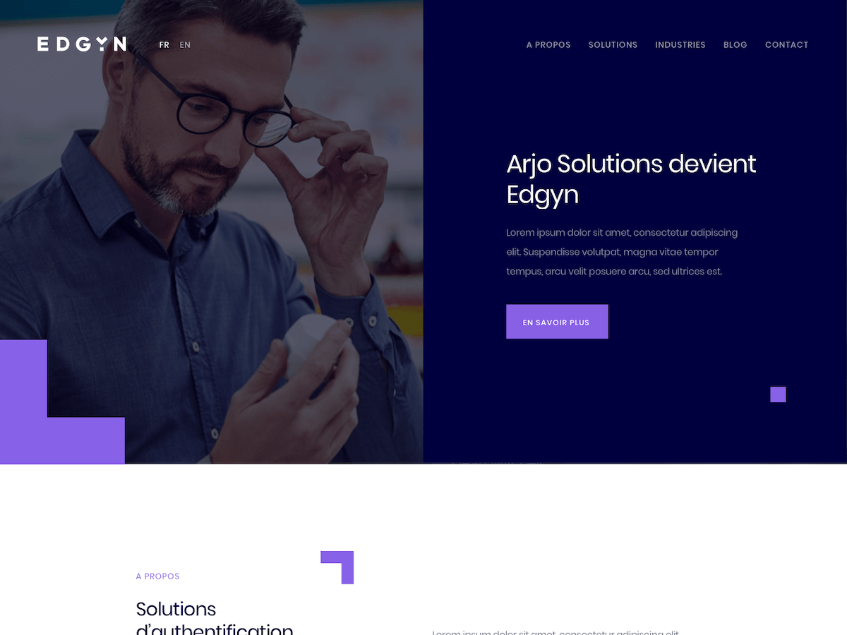 Edgyn | Solutions d’authentification connectées
